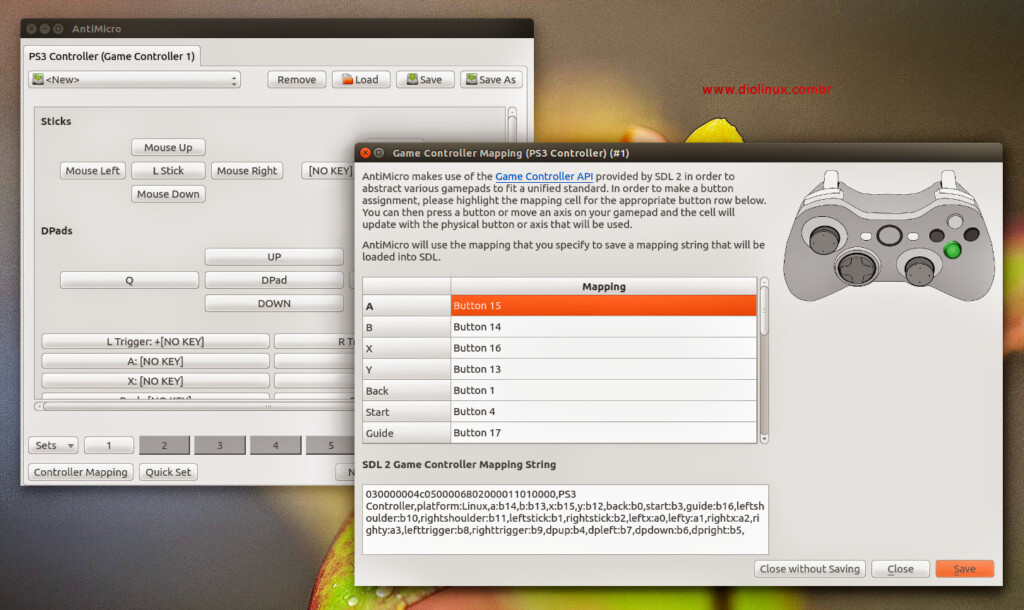 Anti Micro - Programa para mapear teclado e mouse para jogos - Diolinux