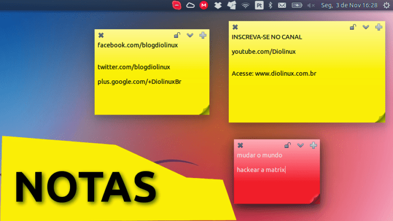 Sticky Notes: Notas autoadesivas para Ubuntu e Linux Mint - Diolinux