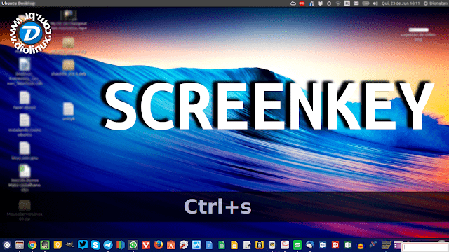 Screenkey - Programa para exibir as teclas pressionadas - Diolinux