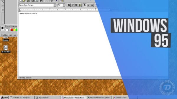Agora você pode usar o Windows 95 como um App dentro do Linux - Diolinux
