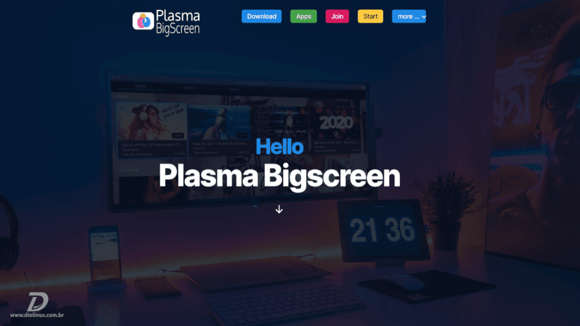 Plasma Bigscreen - o novo sistema operacional para TV Box do projeto KDE - Diolinux