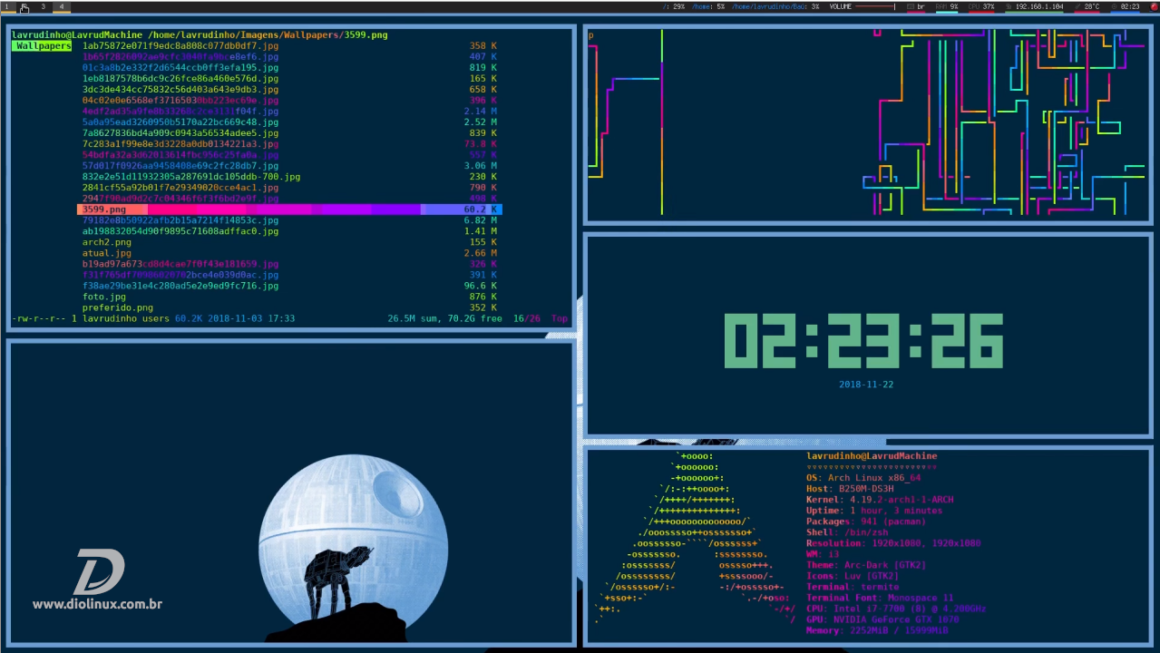 Tiling Window Manager, uma maneira diferente de gerenciar janelas que ...