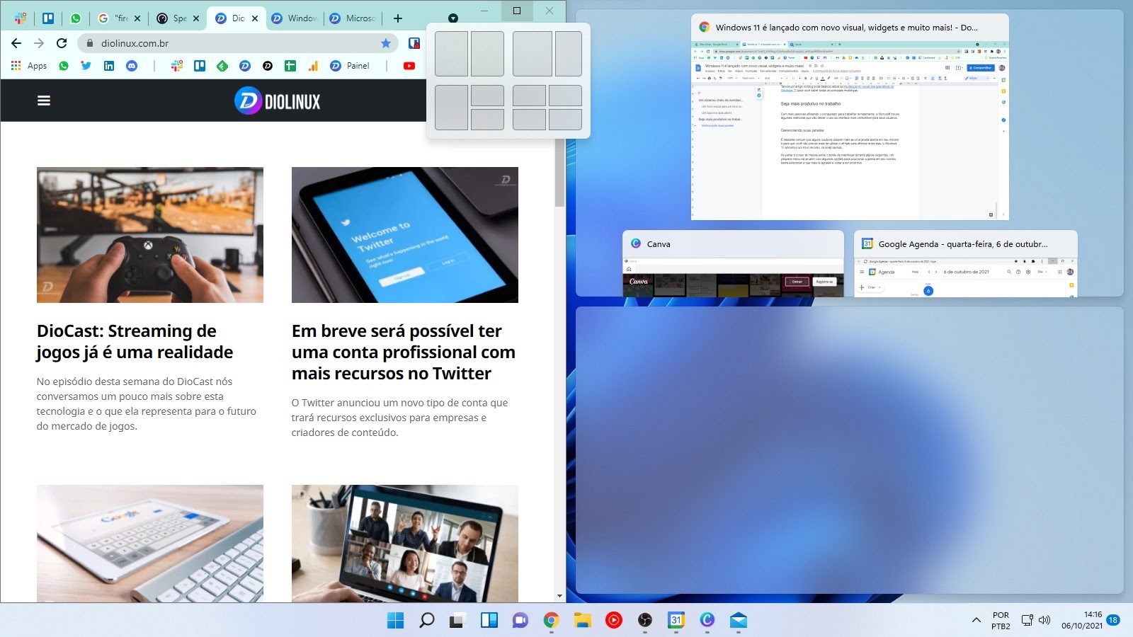Windows 11 é lançado com novo visual, widgets e muito mais! - Diolinux