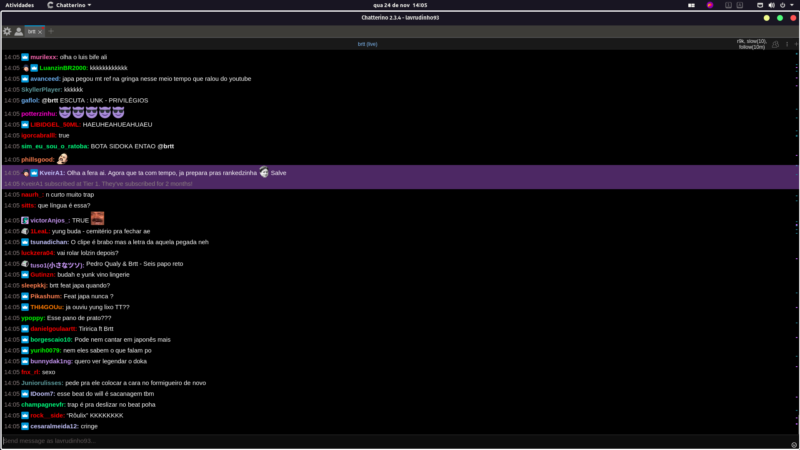 Estenda as funcionalidades do chat da Twitch com o Chatterino - Diolinux