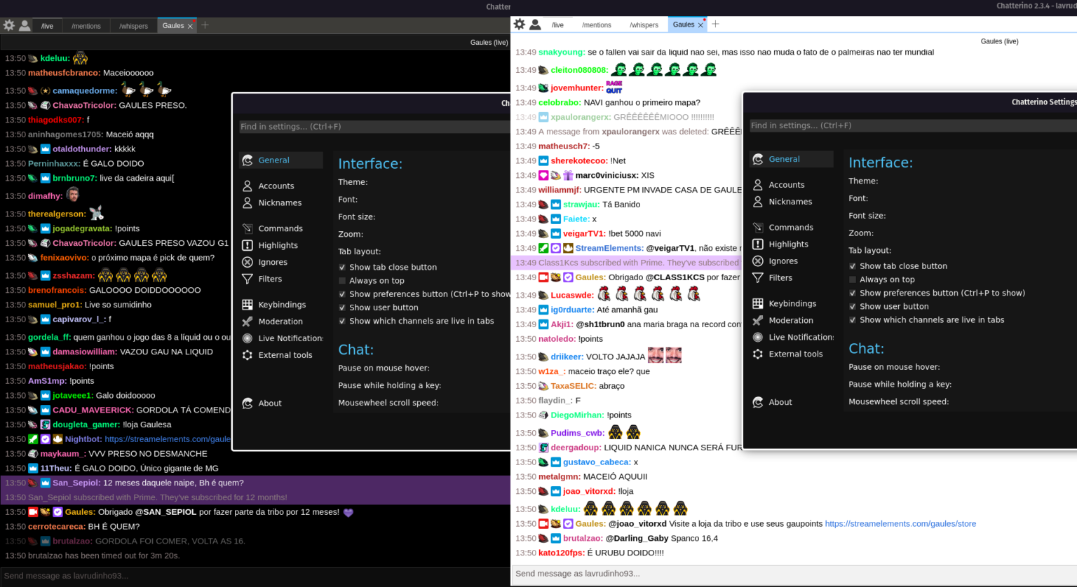 Estenda as funcionalidades do chat da Twitch com o Chatterino - Diolinux