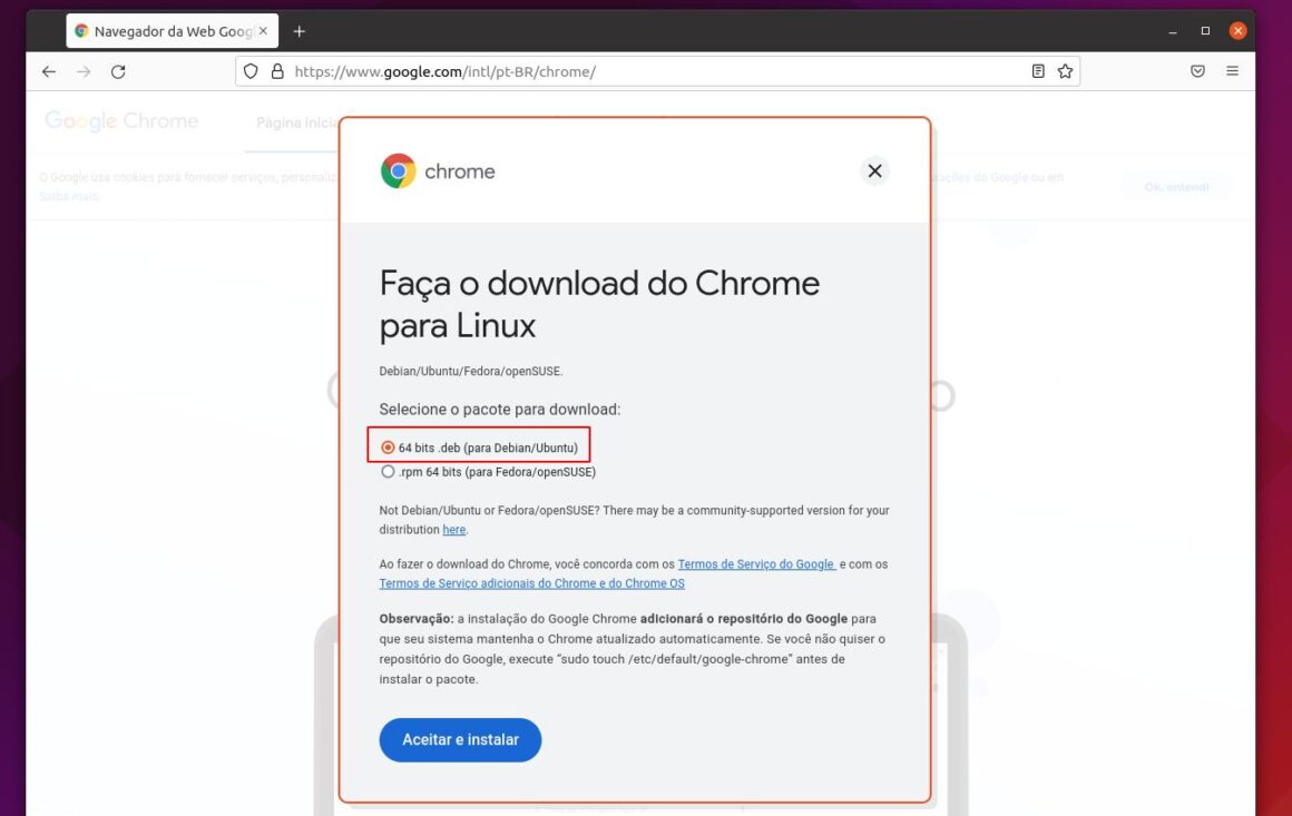 Como instalar o Google Chrome no Linux - Diolinux