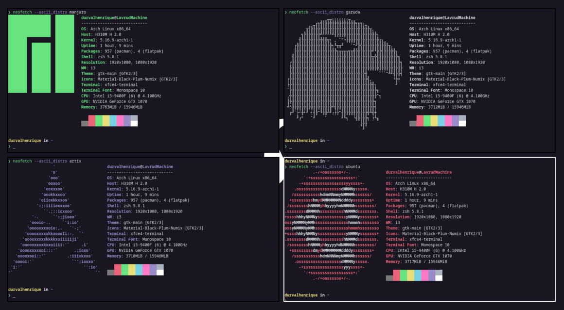 Como personalizar a aparência do Neofetch - Diolinux