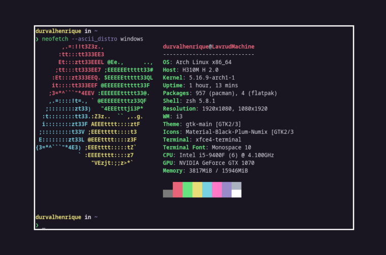 Como personalizar a aparência do Neofetch - Diolinux