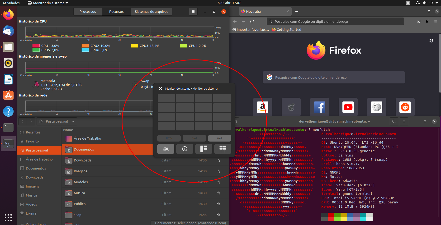 GTile e Useless Gaps duas extensões para GNOME que podem melhorar sua ...