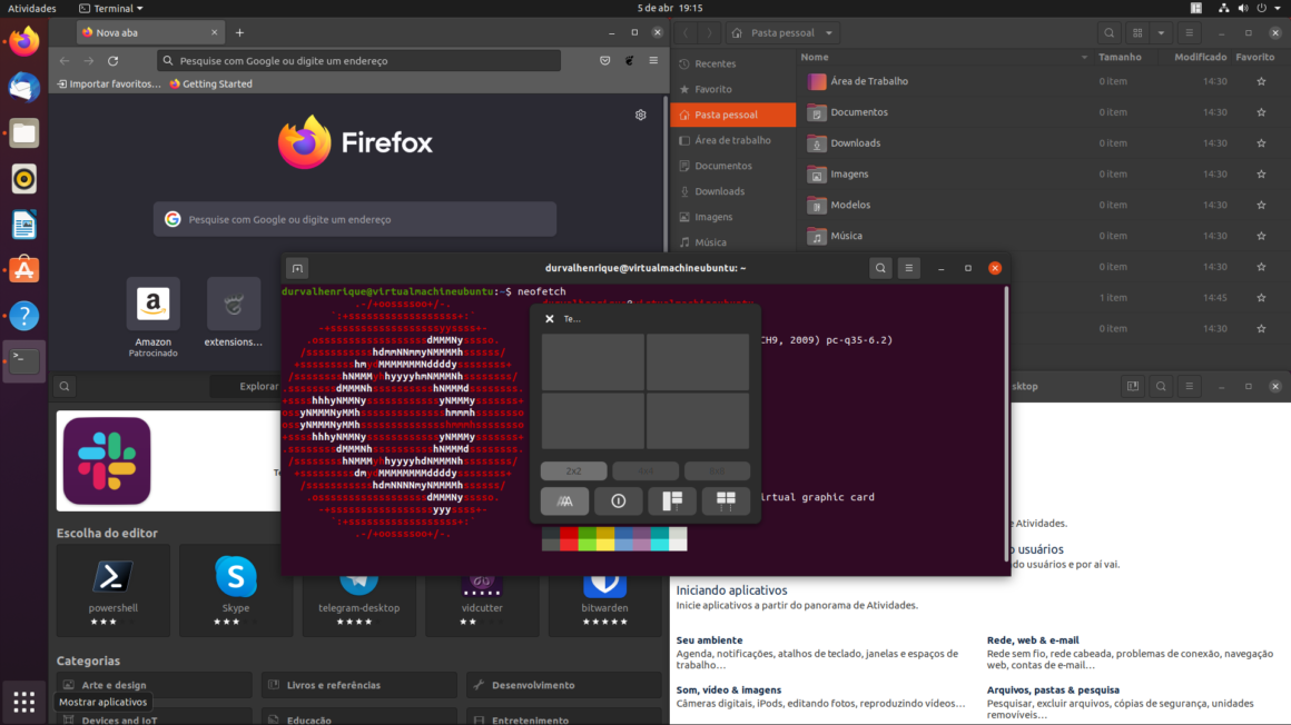 GTile e Useless Gaps duas extensões para GNOME que podem melhorar sua ...