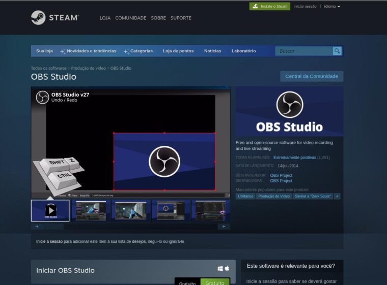 OBS Studio agora está na Steam - Diolinux
