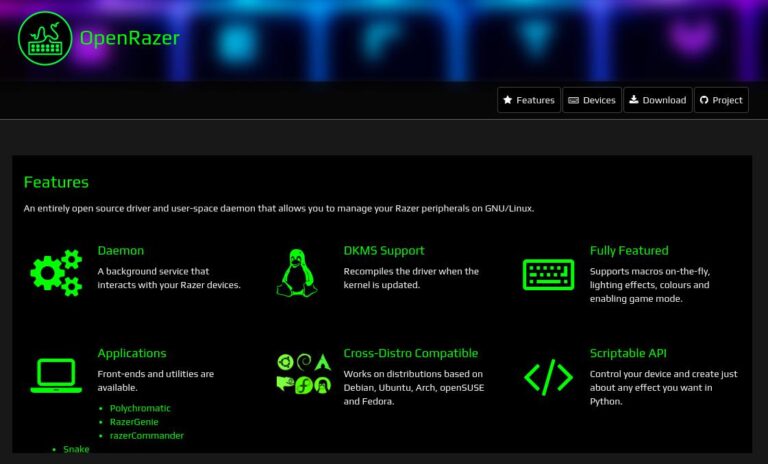 OpenRazer 3.3 melhora recursos e expande suporte à periféricos - Diolinux