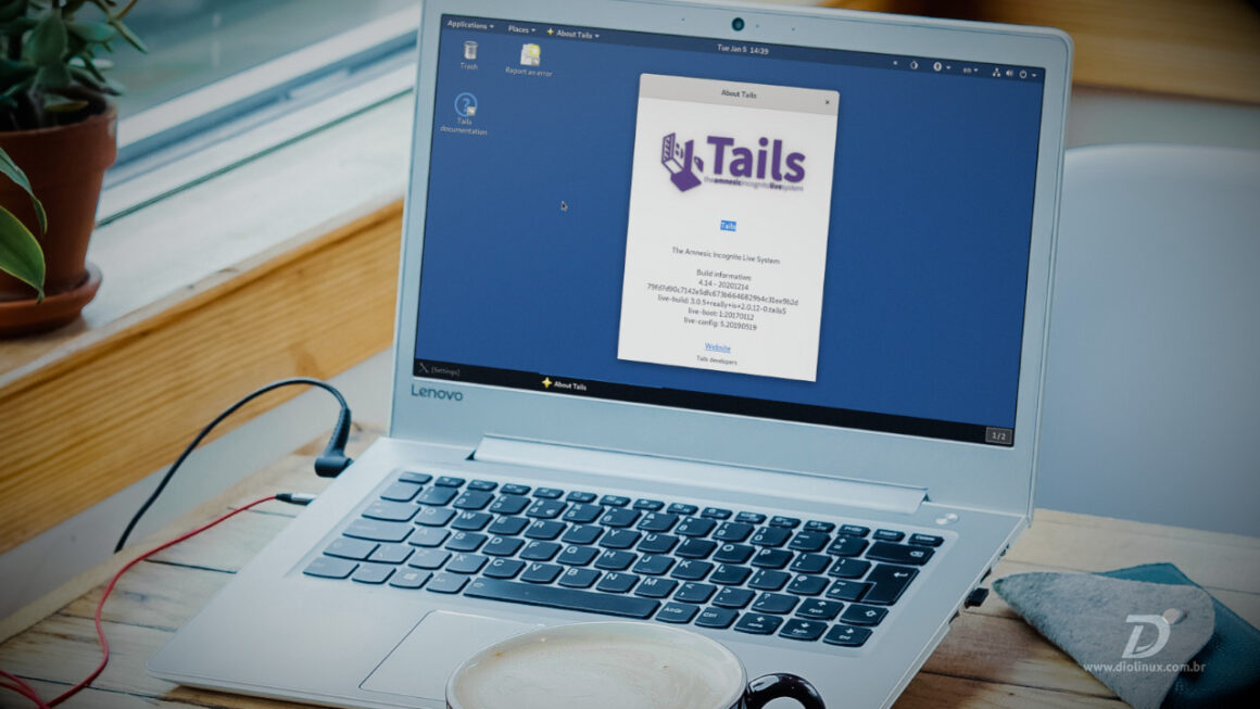 Tails Linux 5.0 Beta disponível para testes - Diolinux