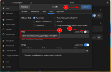 Guia completo: como utilizar o DNS do Google (IPv4 e IPv6) - Diolinux