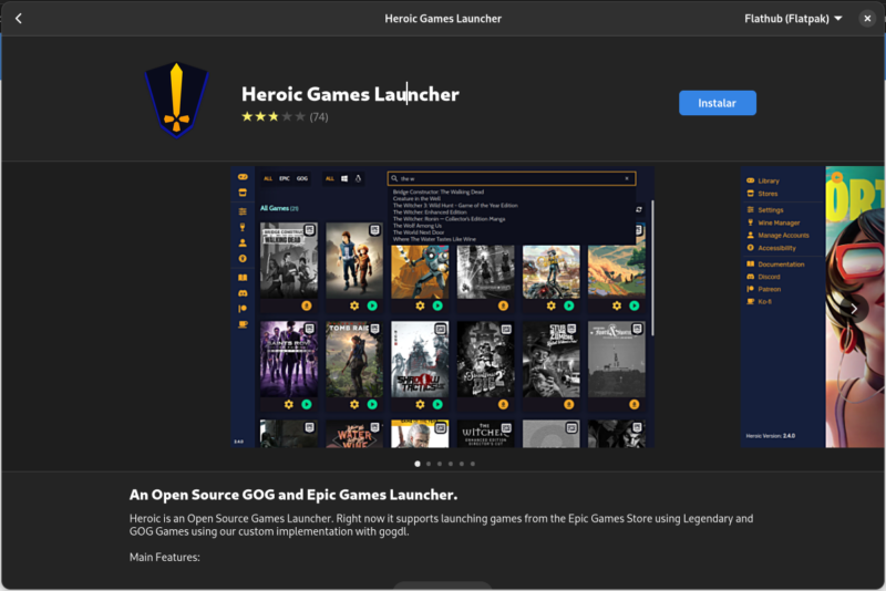 Como instalar o Heroic Games Launcher! Tutorial completo. - Diolinux