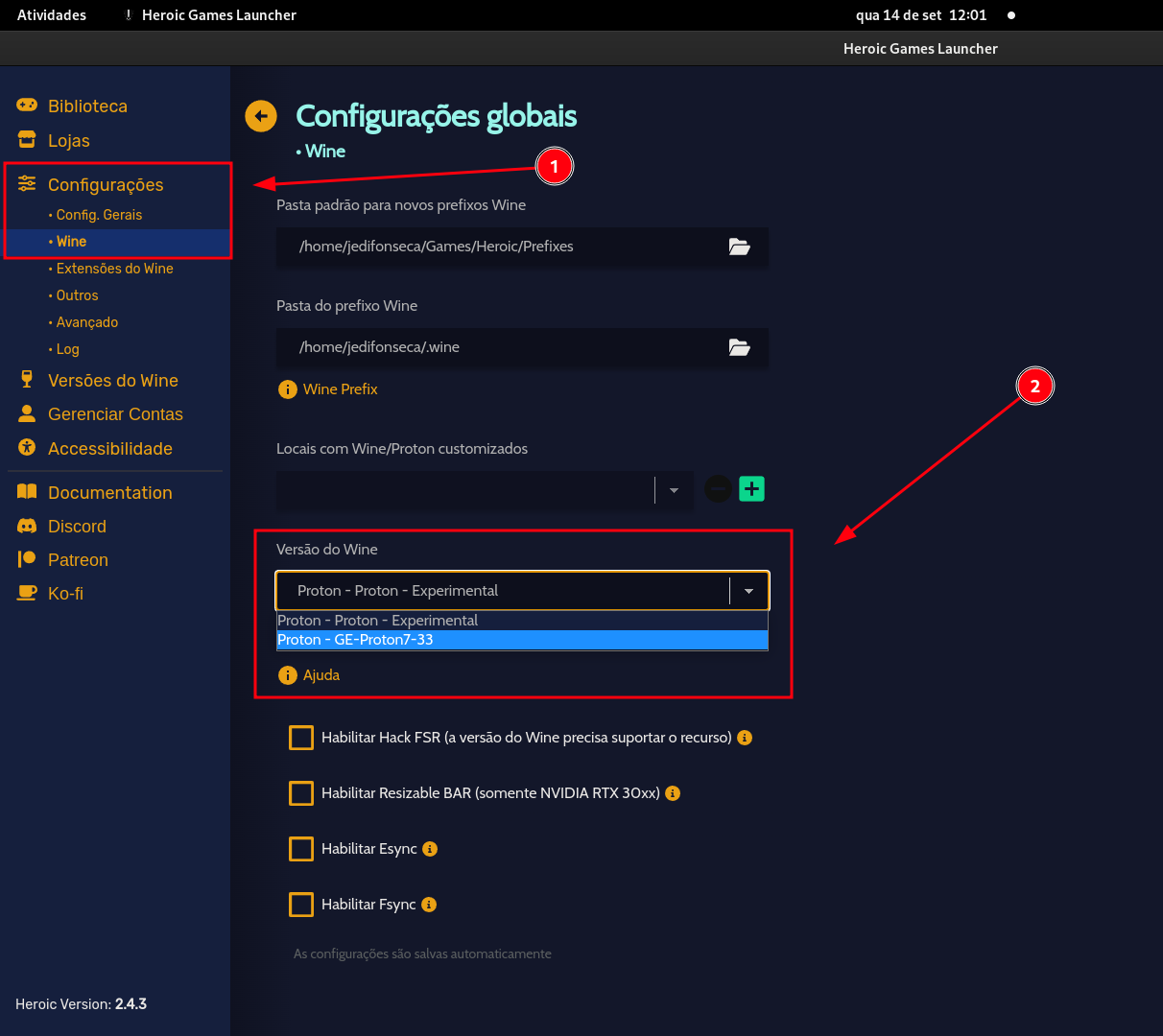 Como instalar o Heroic Games Launcher! Tutorial completo. - Diolinux