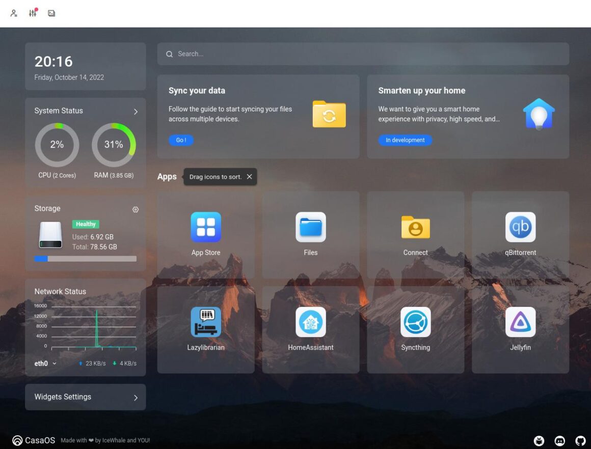 Casa OS o Linux para casas inteligentes - Diolinux