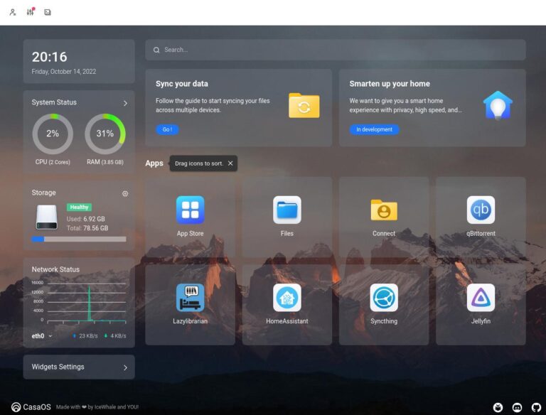 Casa OS o Linux para casas inteligentes - Diolinux