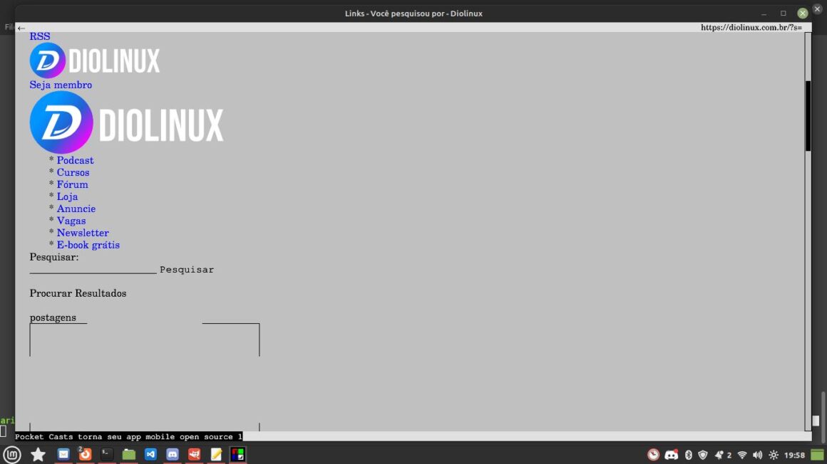Como pesquisar no Google e navegar na internet pelo terminal no Linux