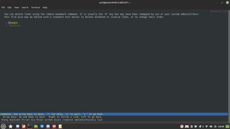 Como pesquisar no Google e navegar na internet pelo terminal no Linux