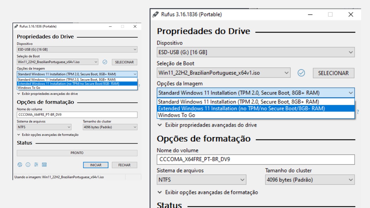 Personalize a instalação do Windows com o Rufus - Diolinux