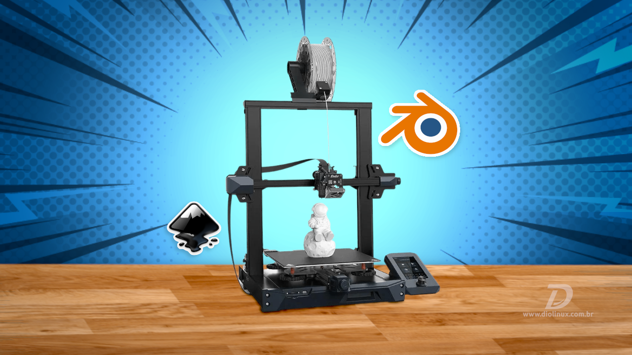 Como começar na impressão 3D no Linux usando software livre? - Diolinux
