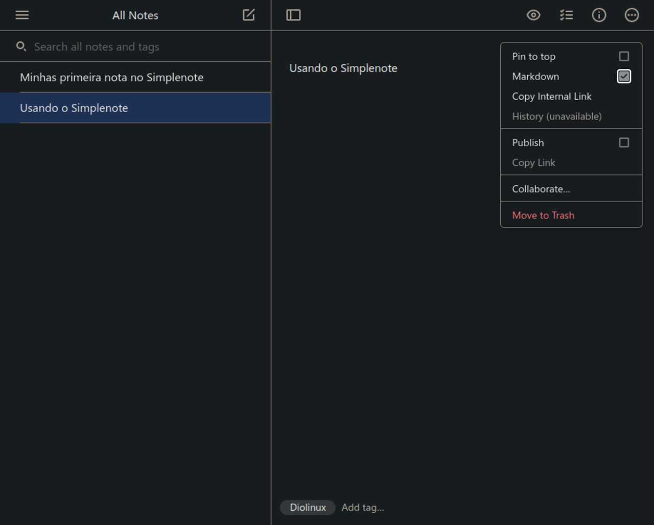 Simplenote, o seu próximo aplicativo de anotações? - Diolinux