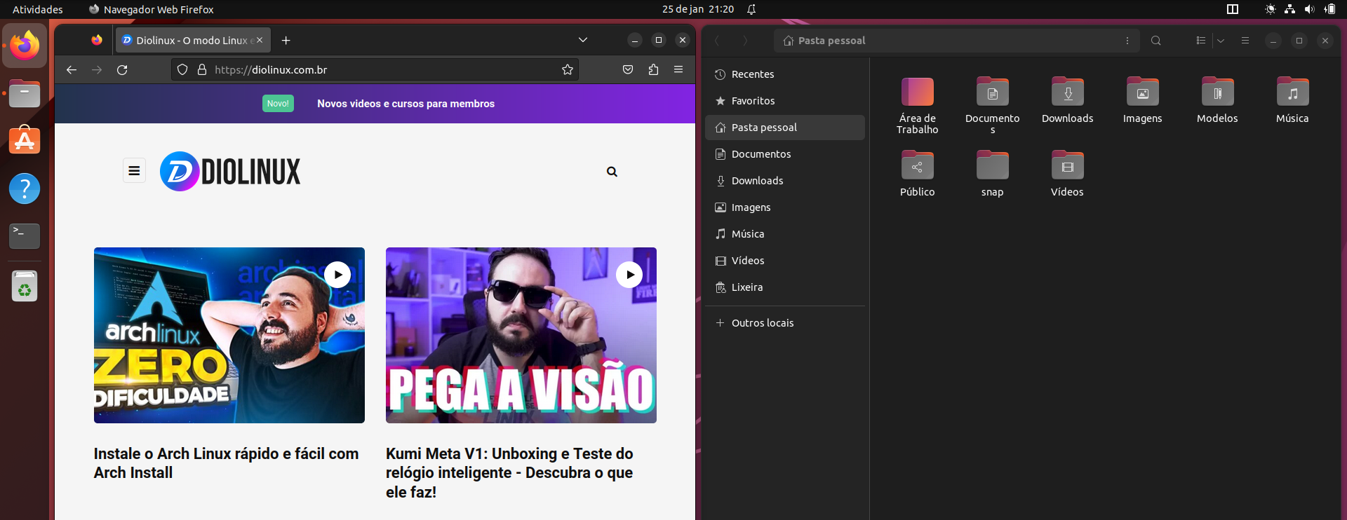 Forge, o melhor tiling window manager para GNOME? - Diolinux