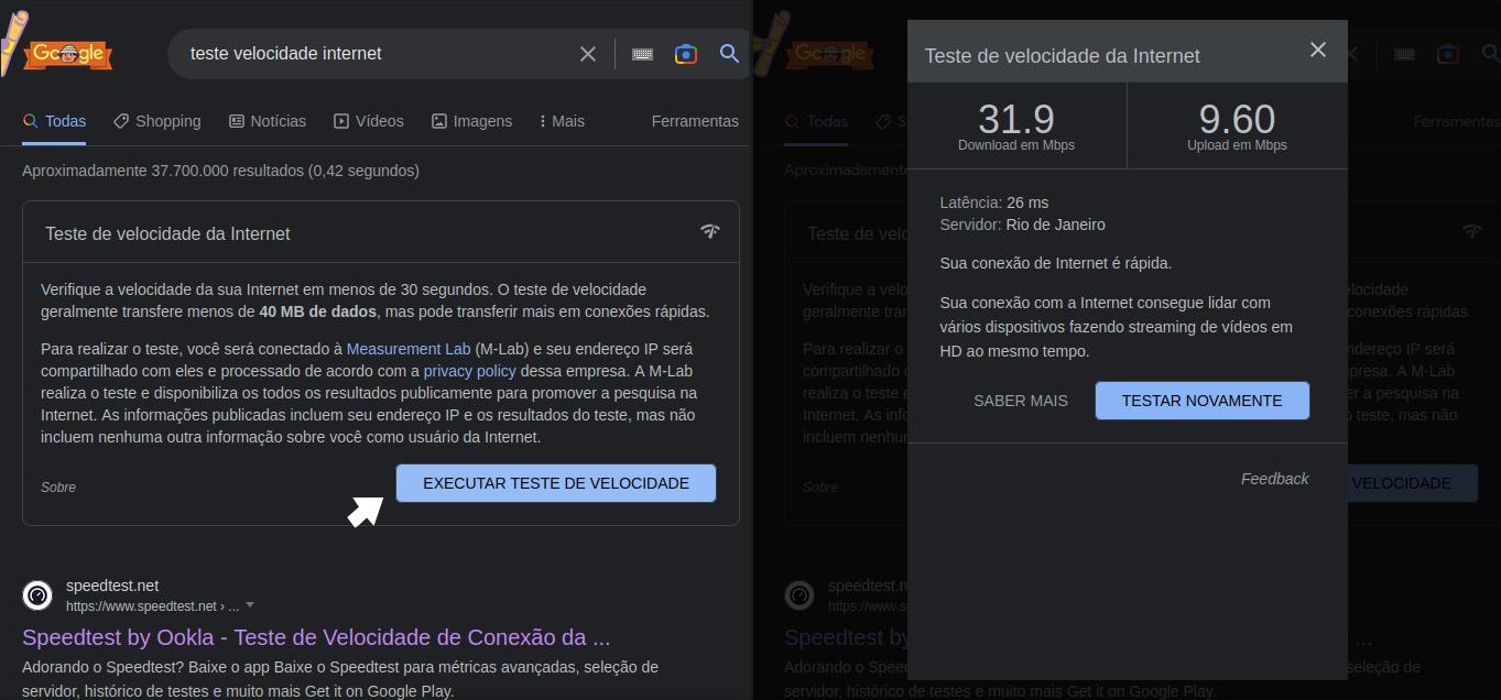 5 ferramentas para fazer teste de velocidade da sua internet - Diolinux