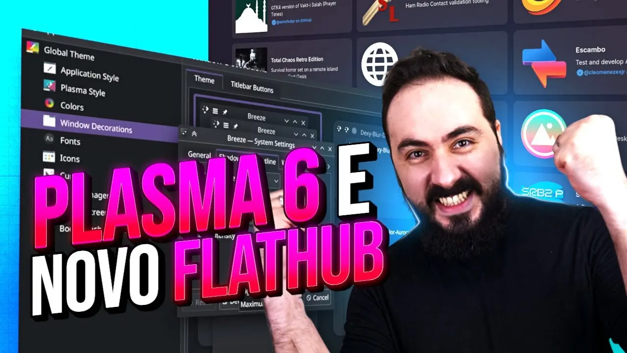 O novo Flathub está incrível e o KDE Plasma 6 promete!