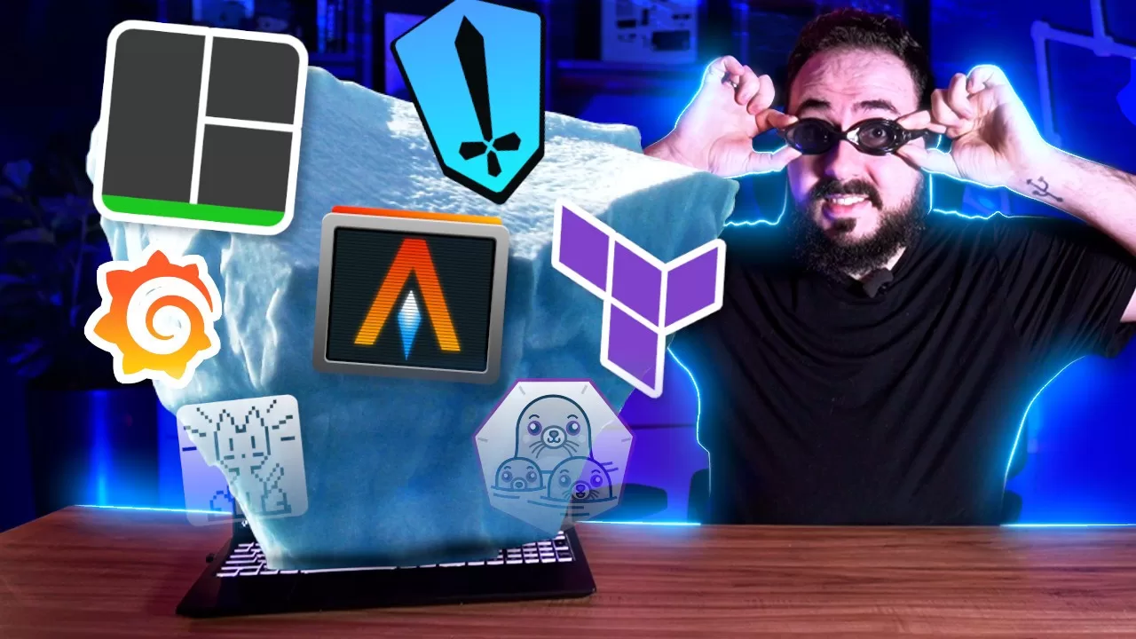 O iceberg dos aplicativos Linux