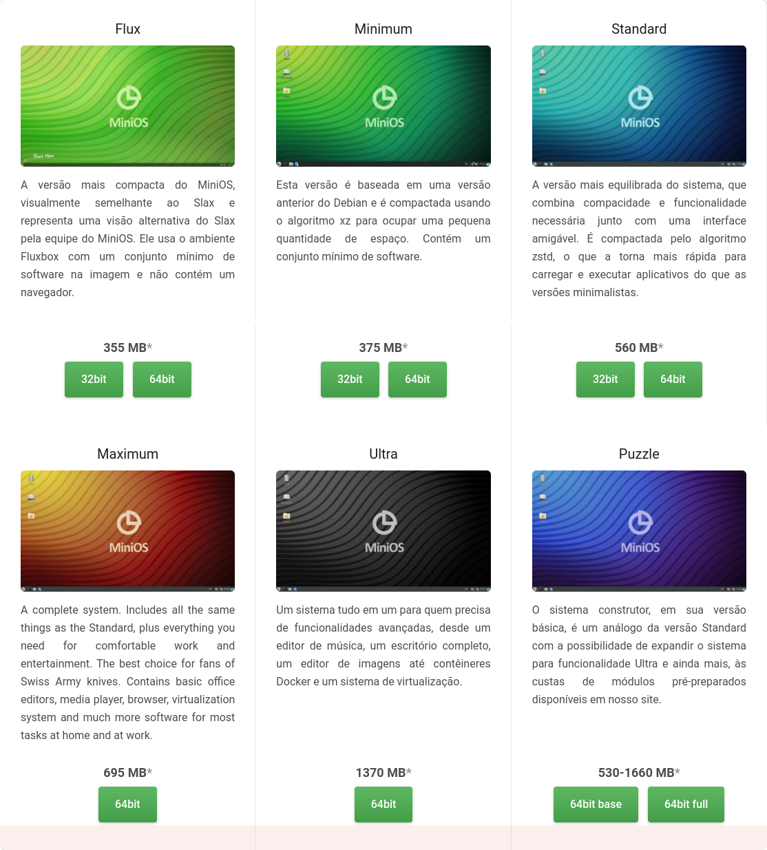 MiniOS, um Linux para pen drive