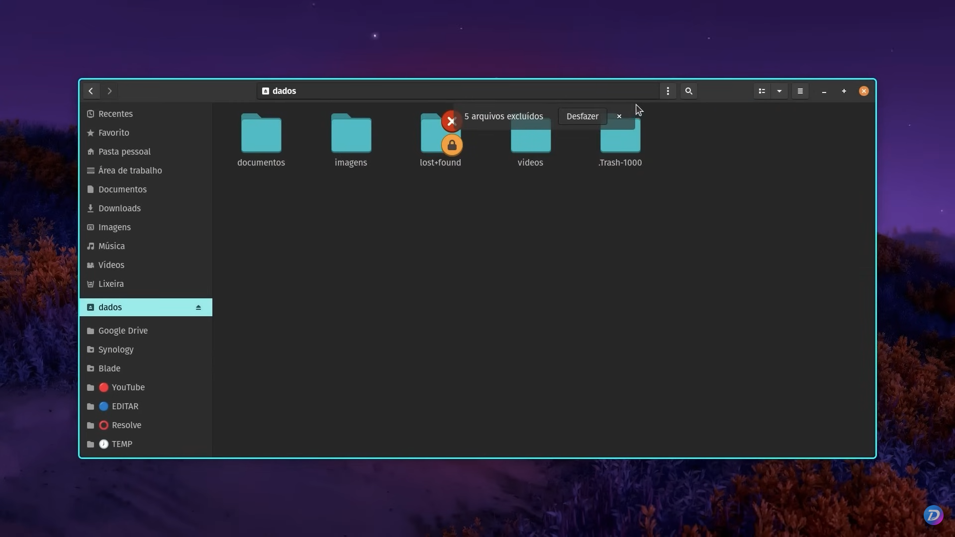 Trash-1000: Como funciona a lixeira no Linux?