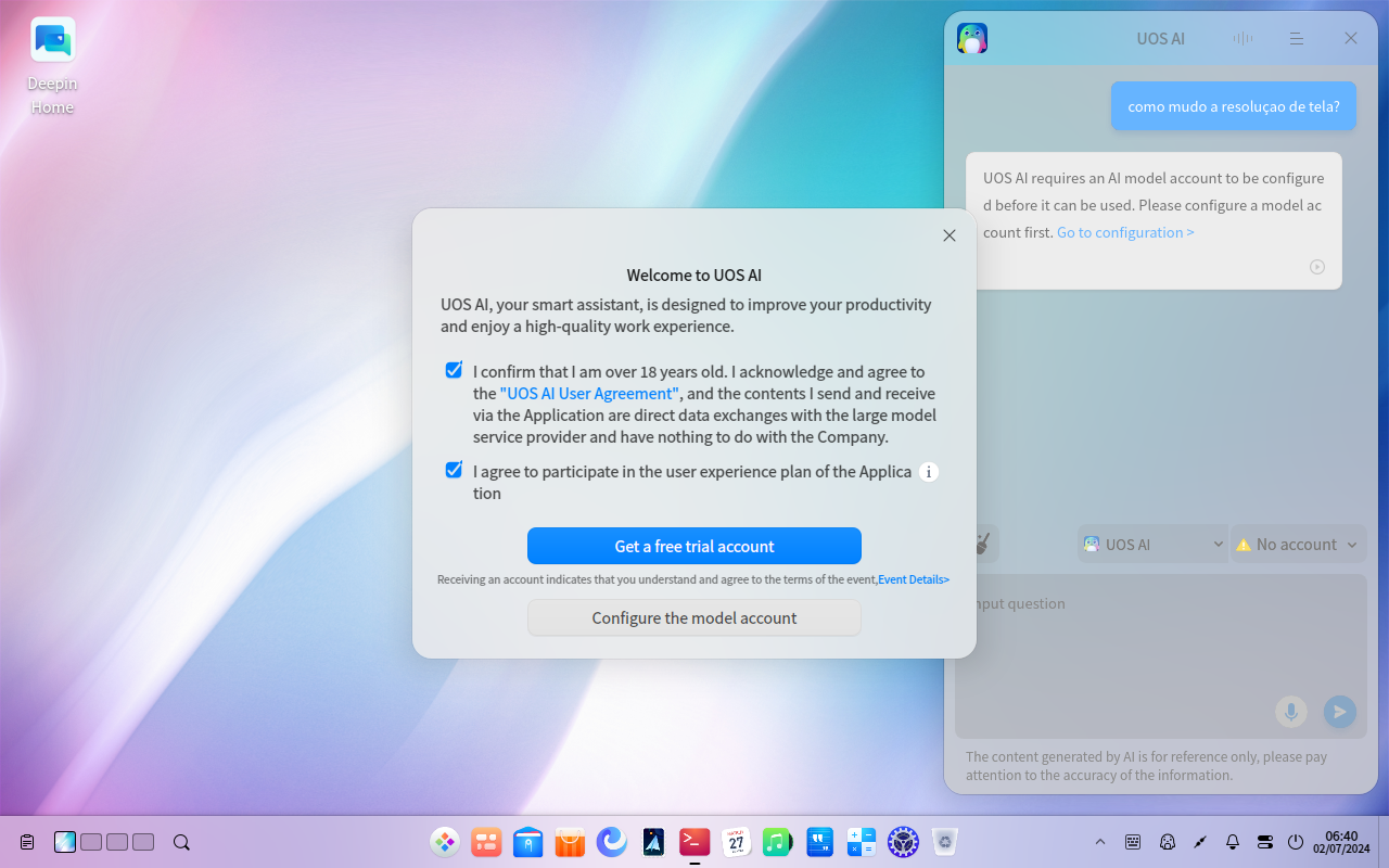 Deepin 23 RC2: distro Linux inova em integração com inteligência artificial