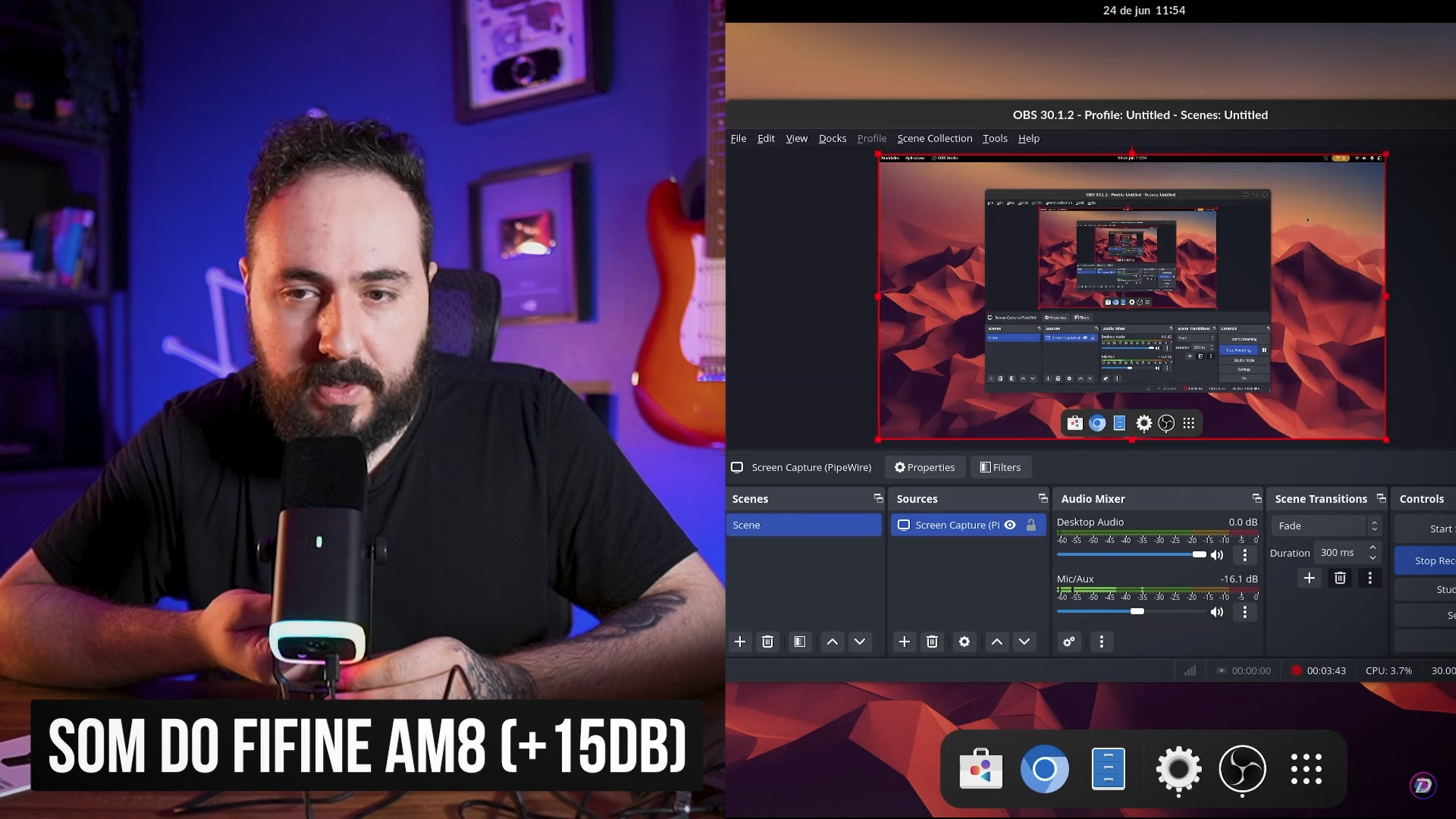 Testamos o Fifine AM8, um microfone com bom custo-benefício