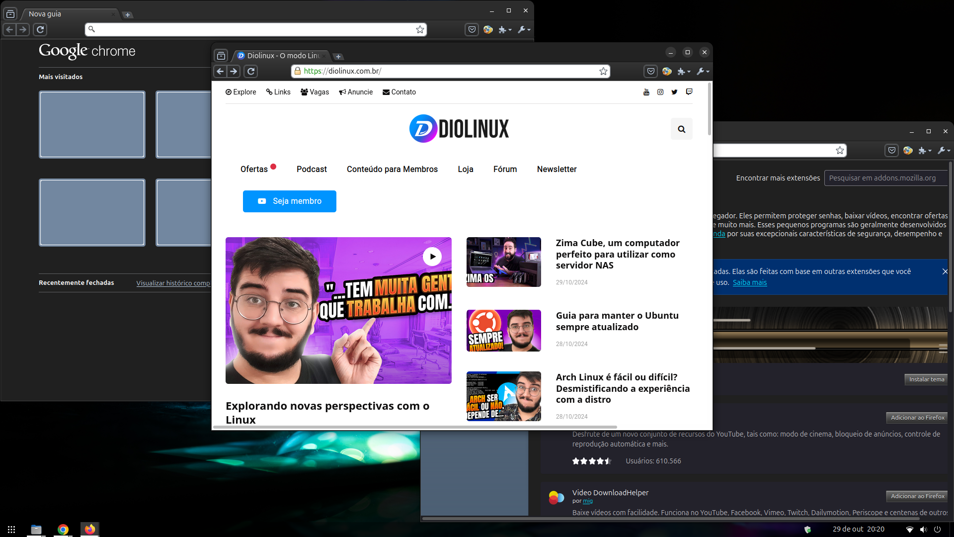 Geckium: o tema do Google Chrome antigo, agora para o Firefox
