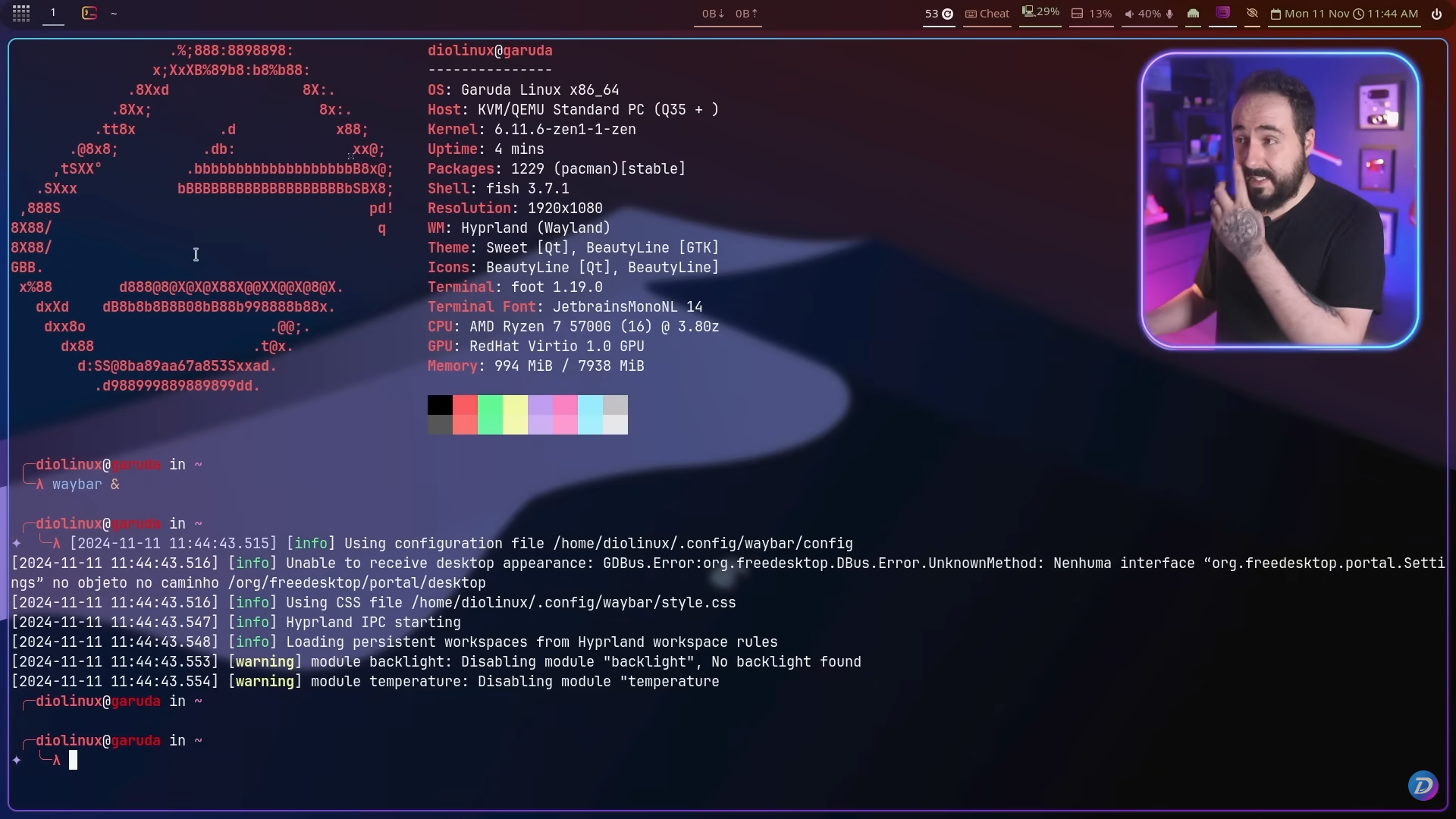 Hyprland: estilo e produtividade redefinidos num TWM para Linux